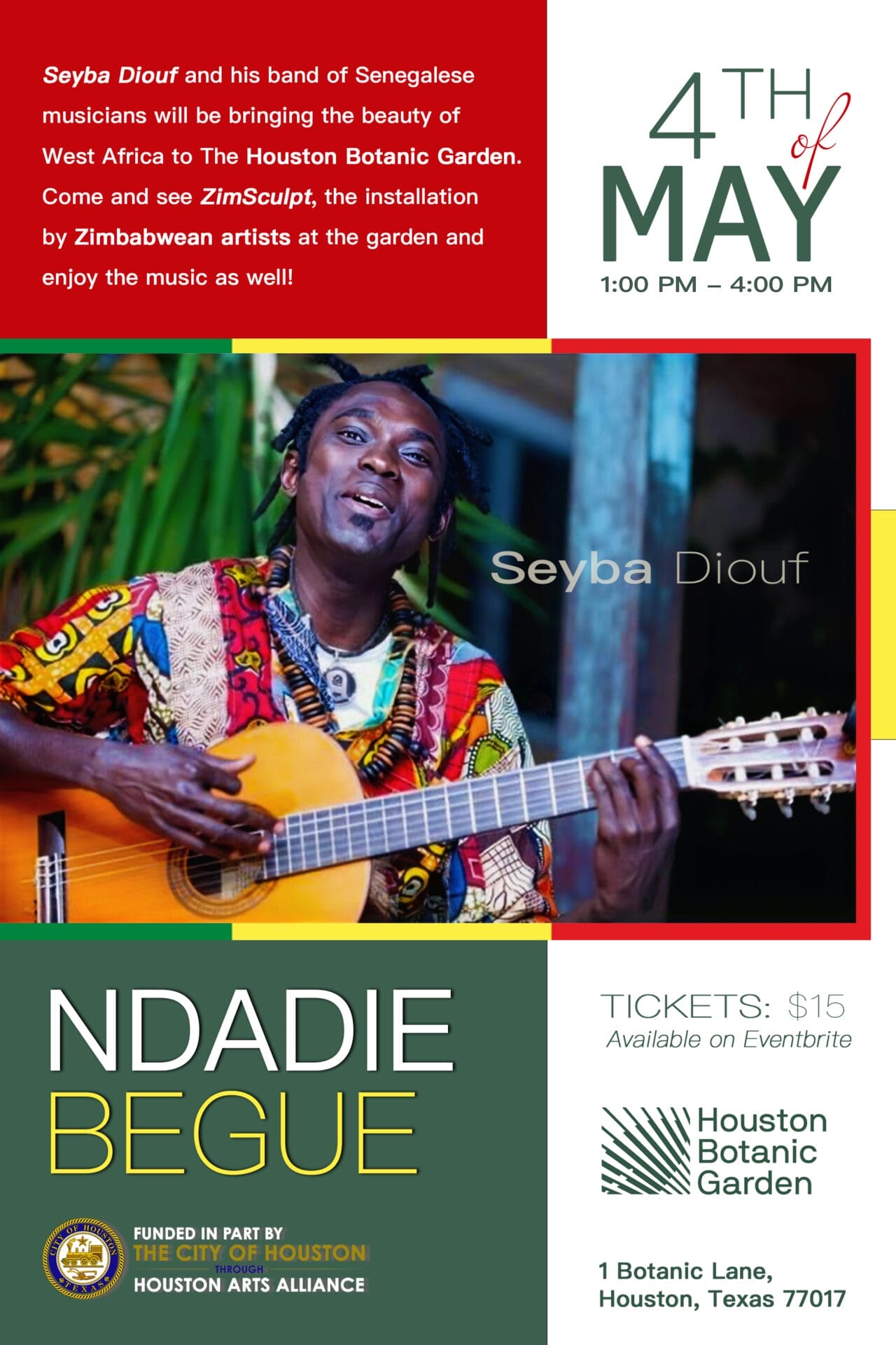 Ndadie Begue - Houston Cultural Events Calendar