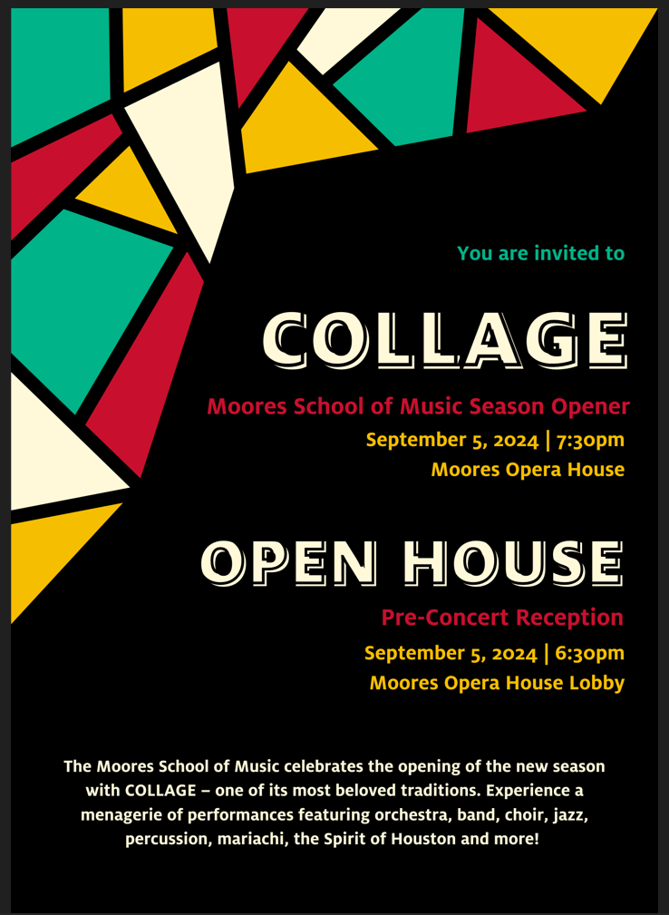 Collage Concert - Houston Cultural Events Calendar