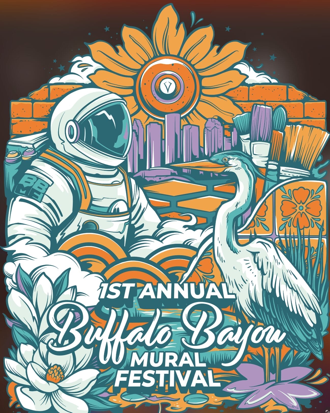 Buffalo Bayou Mural Festival - Houston Cultural Events Calendar